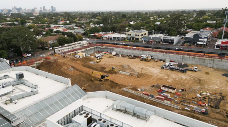 Construction reaches ground level on Burnside Village Stage Six ...